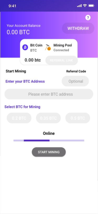 BITCOIN POND MINING APP